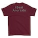 I Beat Anorexia T-shirt available in Sizes XL-5XL - Etsy