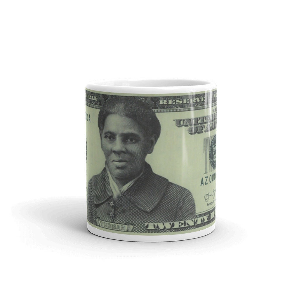 Harriet Tubman Twenty Dollar Bill Mug - Etsy