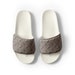 Men’s Slides With Diamond Steel Plate Design, Steel Plate Print Sandals ...