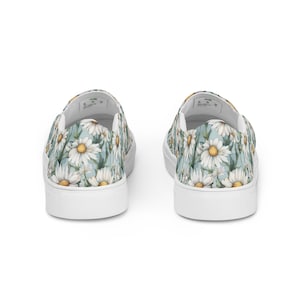 Women’s April Birth Flower Slip-on Canvas Shoes, April Daisy - Etsy