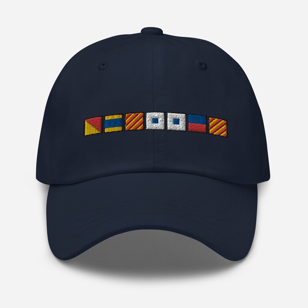 ODYSSEY Spelled Out With Nautical Flags Unisex Dad Hat, Semaphore Flag ...