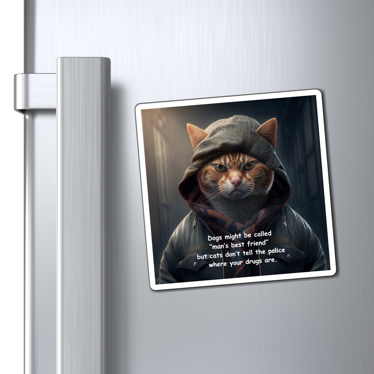 Funny Cat Refrigerator Magnets Gift for Cat Lover Cat Humor - Etsy