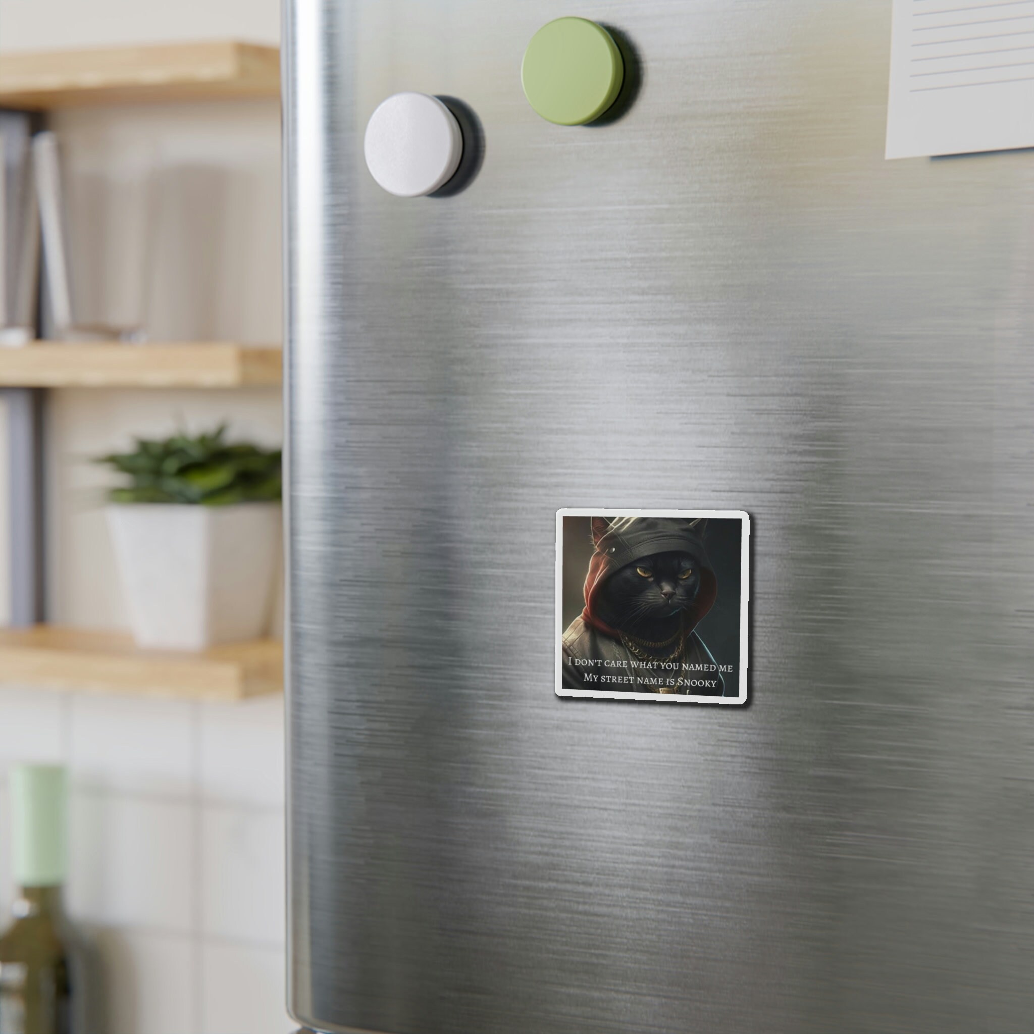 Funny Cat Refrigerator Magnets Magnets, I Don' Care What You Named Me ...