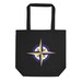 Nautical Compass Eco Tote Bag, Boat Tote, Gift for Boater, Gift for ...