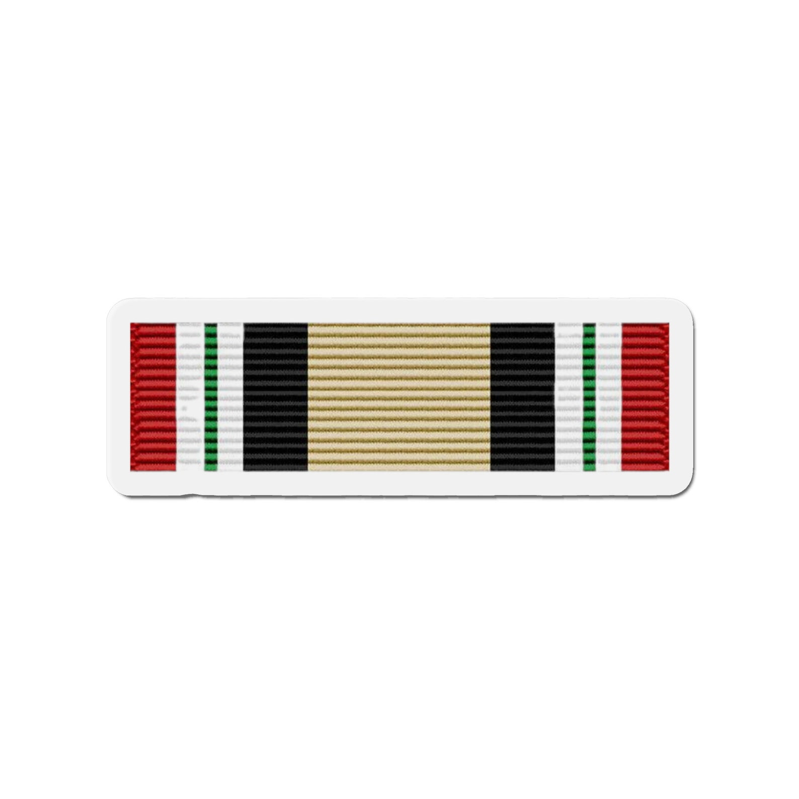 Iraq Service Ribbon Die-cut Refrigerator Magnets, Military Service ...
