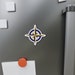Compass Kiss-cut Refrigerator Magnet, Boating Magnet, Sailing Magnet ...
