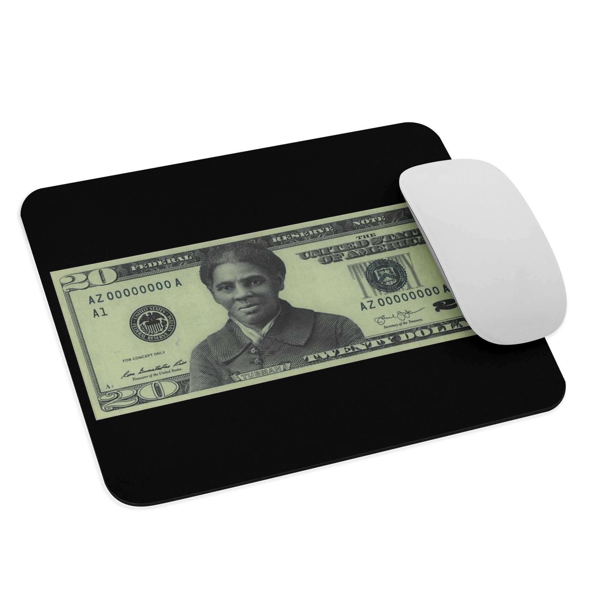 Harriet Tubman 20 Dollar Bill Mouse Pad Black History Mouse - Etsy
