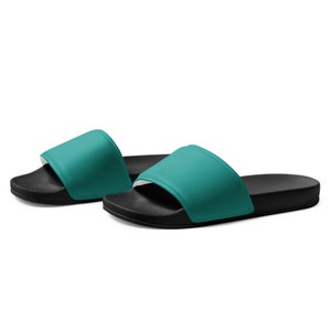 Women's Teal Slides - Etsy