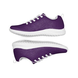 Women’s Deep Purple Athletic Shoes, Women's Royal Purple Runners, Dark ...
