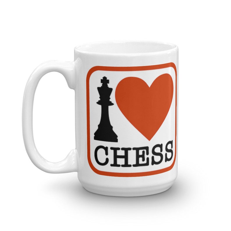 I Love Chess Coffee Mug - Etsy