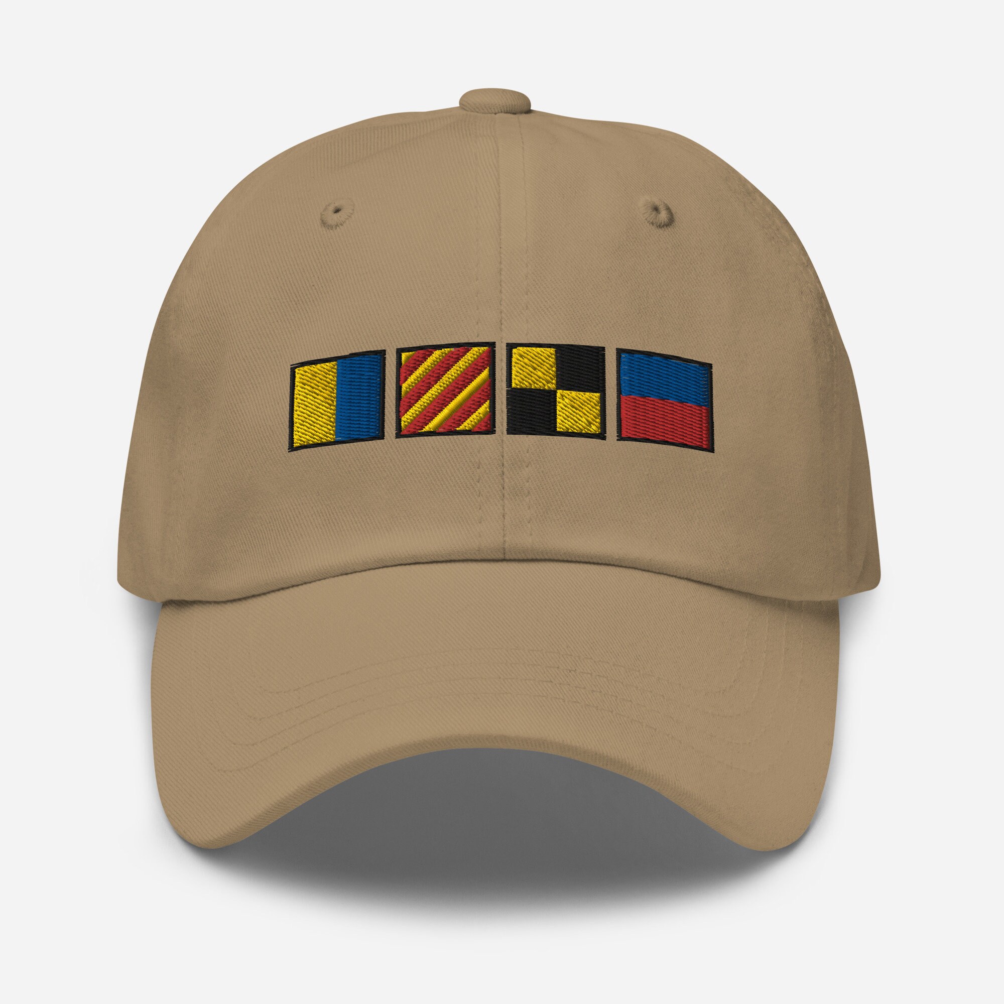 KYLE Spelled Out With Nautical Flags Dad Hat, Personalized Semaphore ...