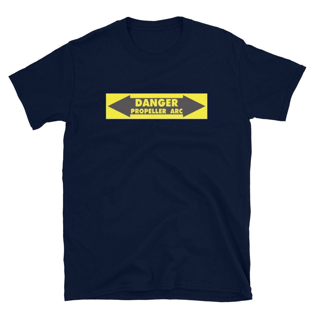 Danger Propeller Arc Short-sleeve Unisex T-shirt, Paramotor Shirt ...