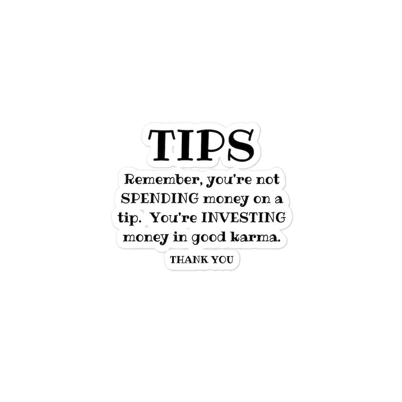Funny Tip Jar Stickers Tip Jar Signs Tip Jar Labels - Etsy