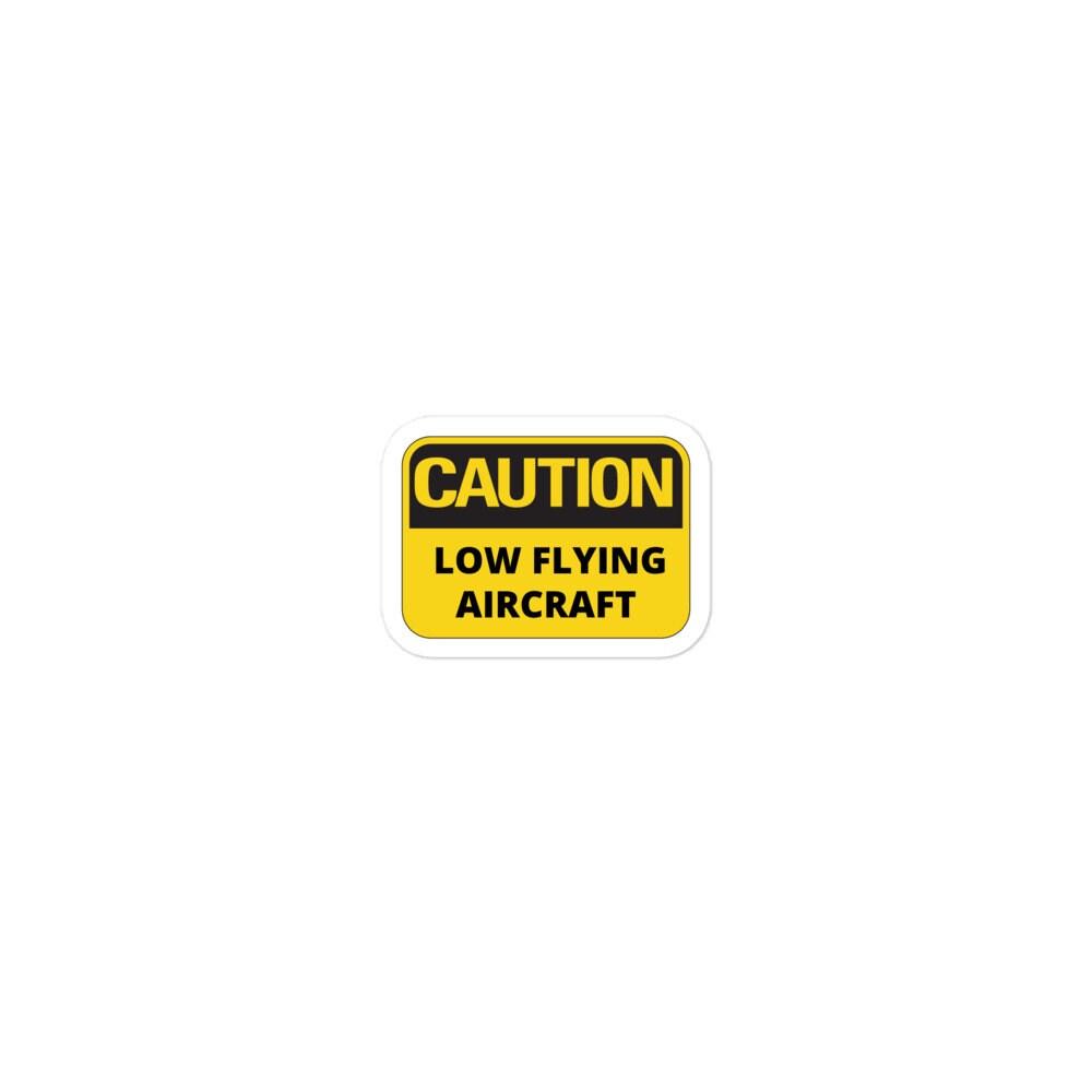 Low Flying Aircraft Sticker, Aviation Sticker, Ultralight Airplane ...