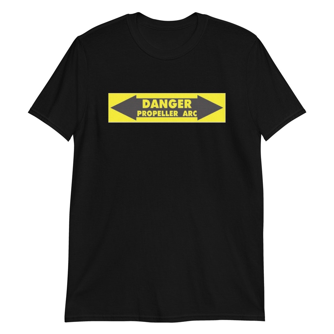Danger Propeller Arc Short-sleeve Unisex T-shirt, Paramotor Shirt ...