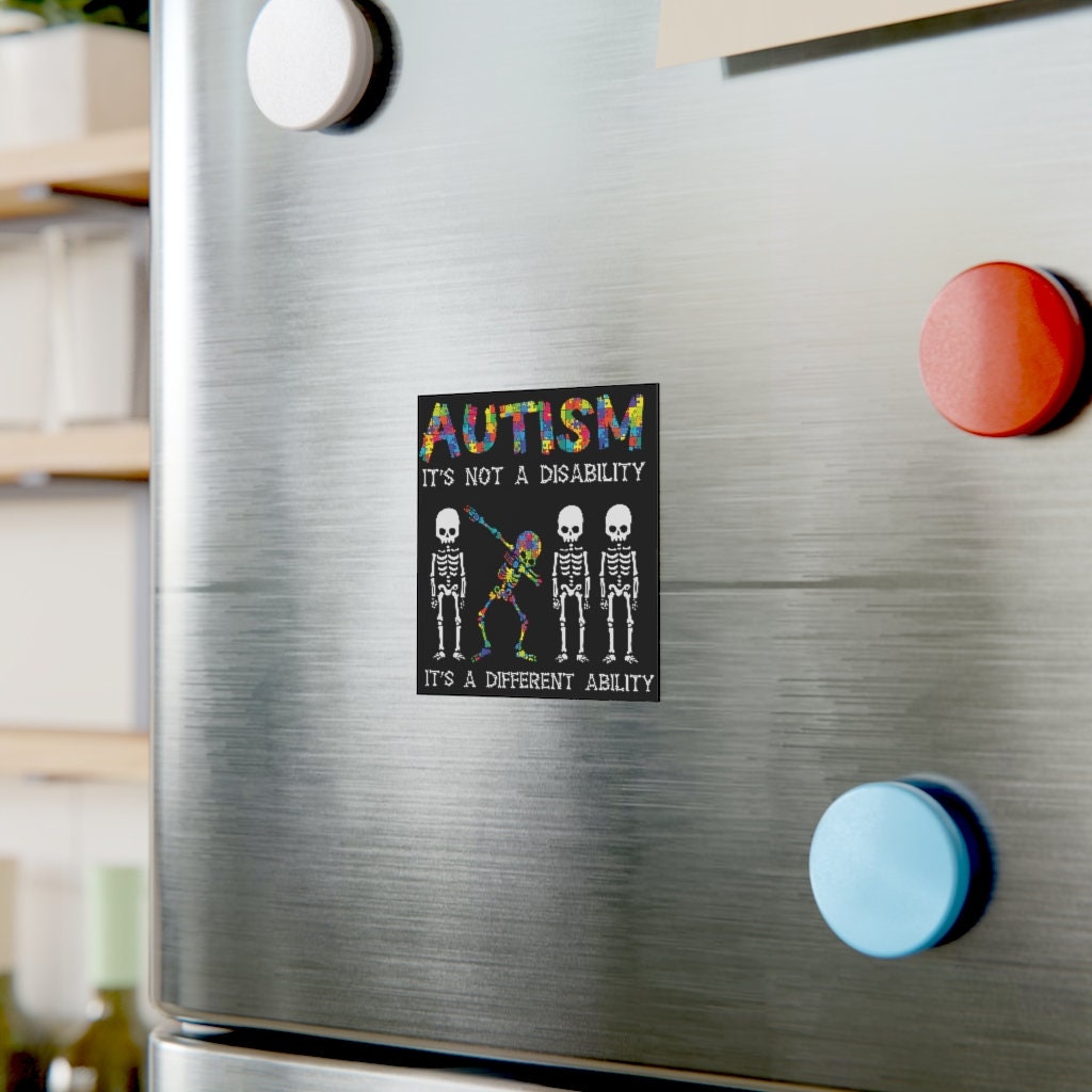 Autism Support Magnet Autism It's Not A Disability - Etsy