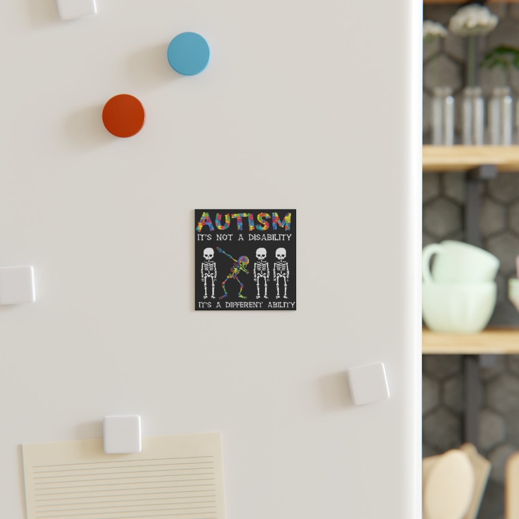 Autism Support Magnet Autism It's Not A Disability - Etsy