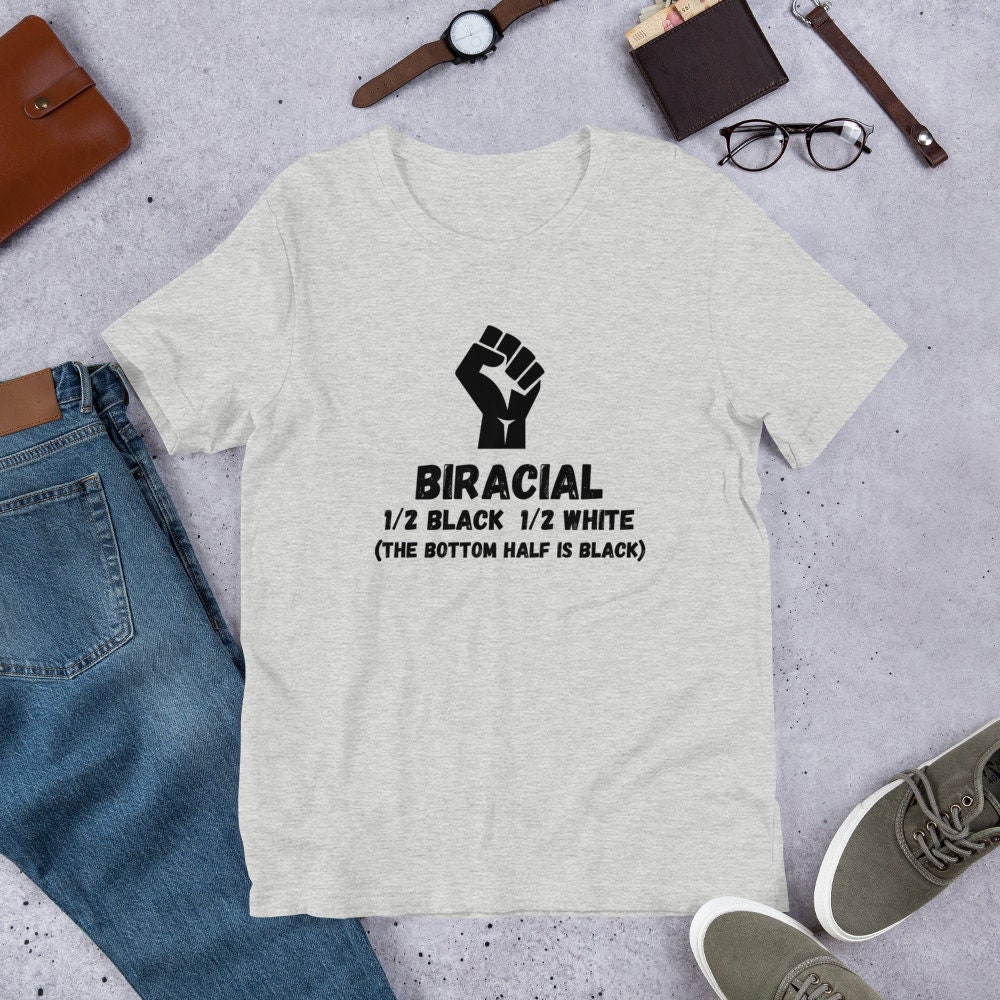 Biracial Pride Short-sleeve Unisex T-shirt Mixed Race Shirt - Etsy
