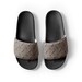 Men’s Slides With Diamond Steel Plate Design, Steel Plate Print Sandals ...