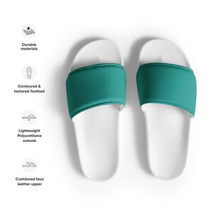 Women's Teal Slides - Etsy