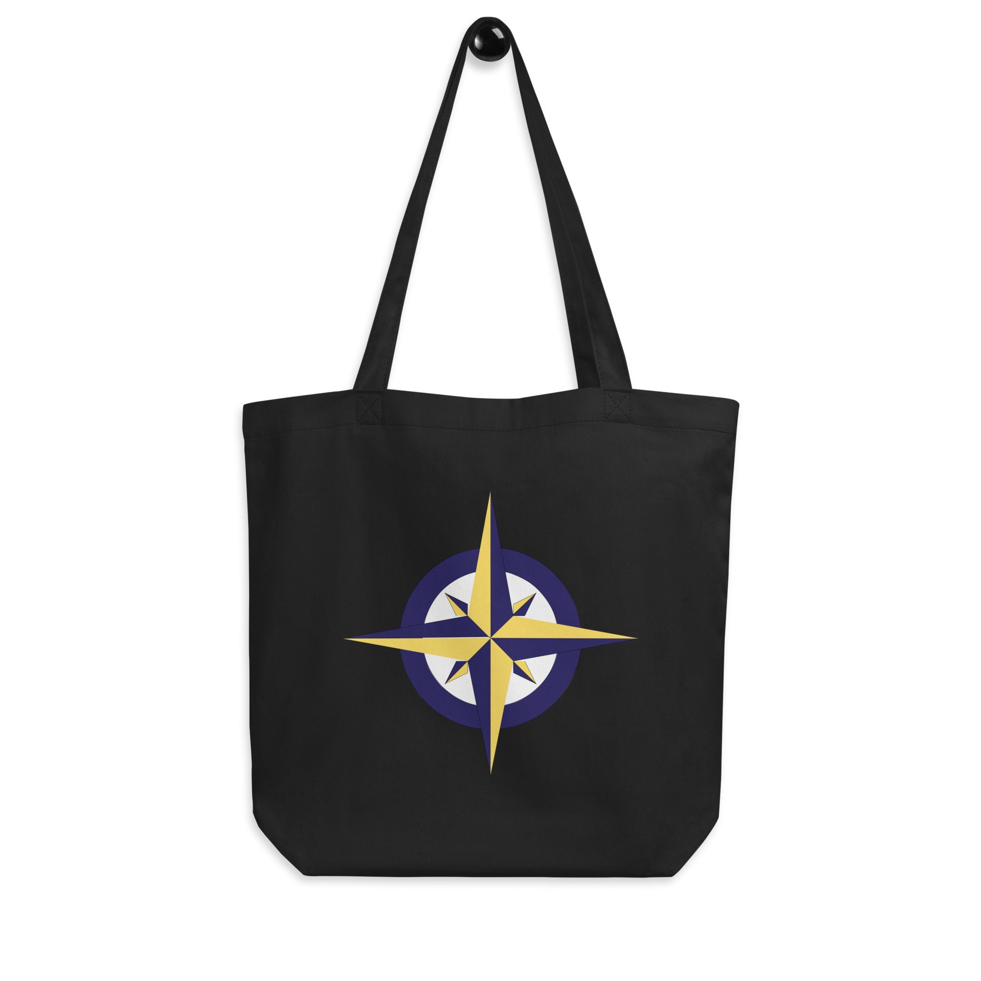 Nautical Compass Eco Tote Bag, Boat Tote, Gift for Boater, Gift for ...