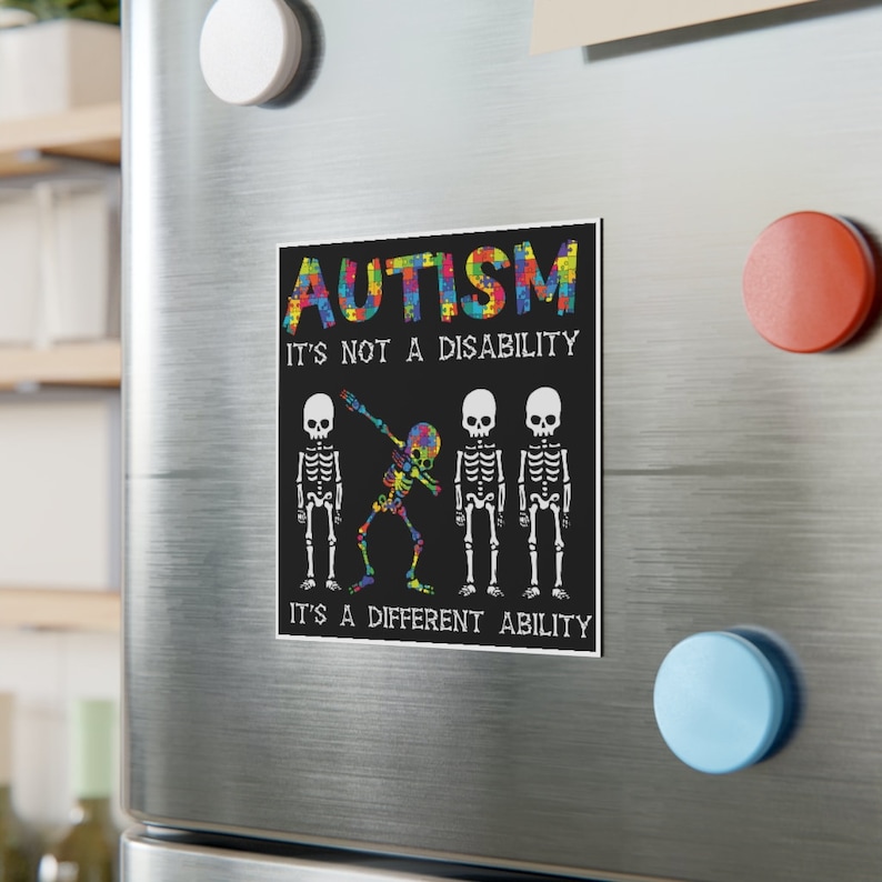 Autism Support Magnet, Autism It's Not A Disability It's A Different ...