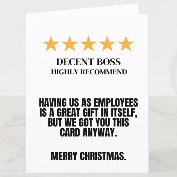 Holiday Card Boss - Etsy