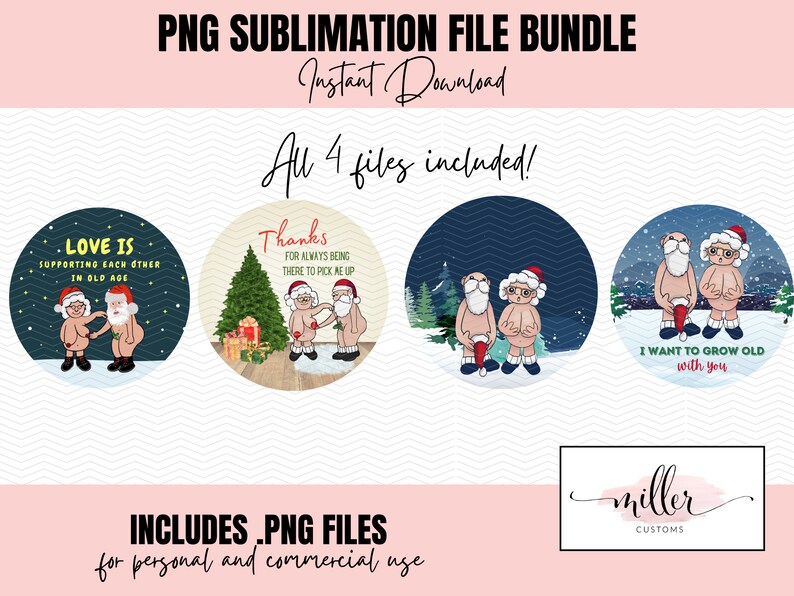 Grow Old With You Love is Supporting Each Other PNG | Mr & Mrs Claus ...