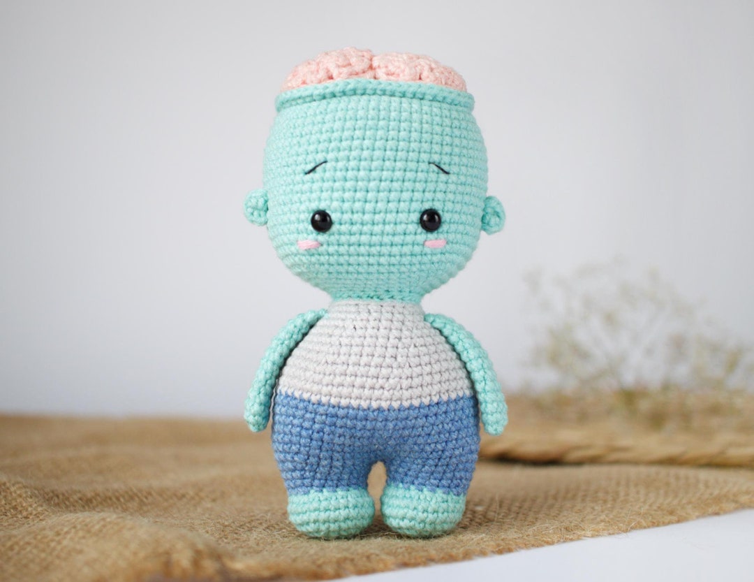 Zombie Crochet Pattern in English. Amigurumi Halloween - Etsy