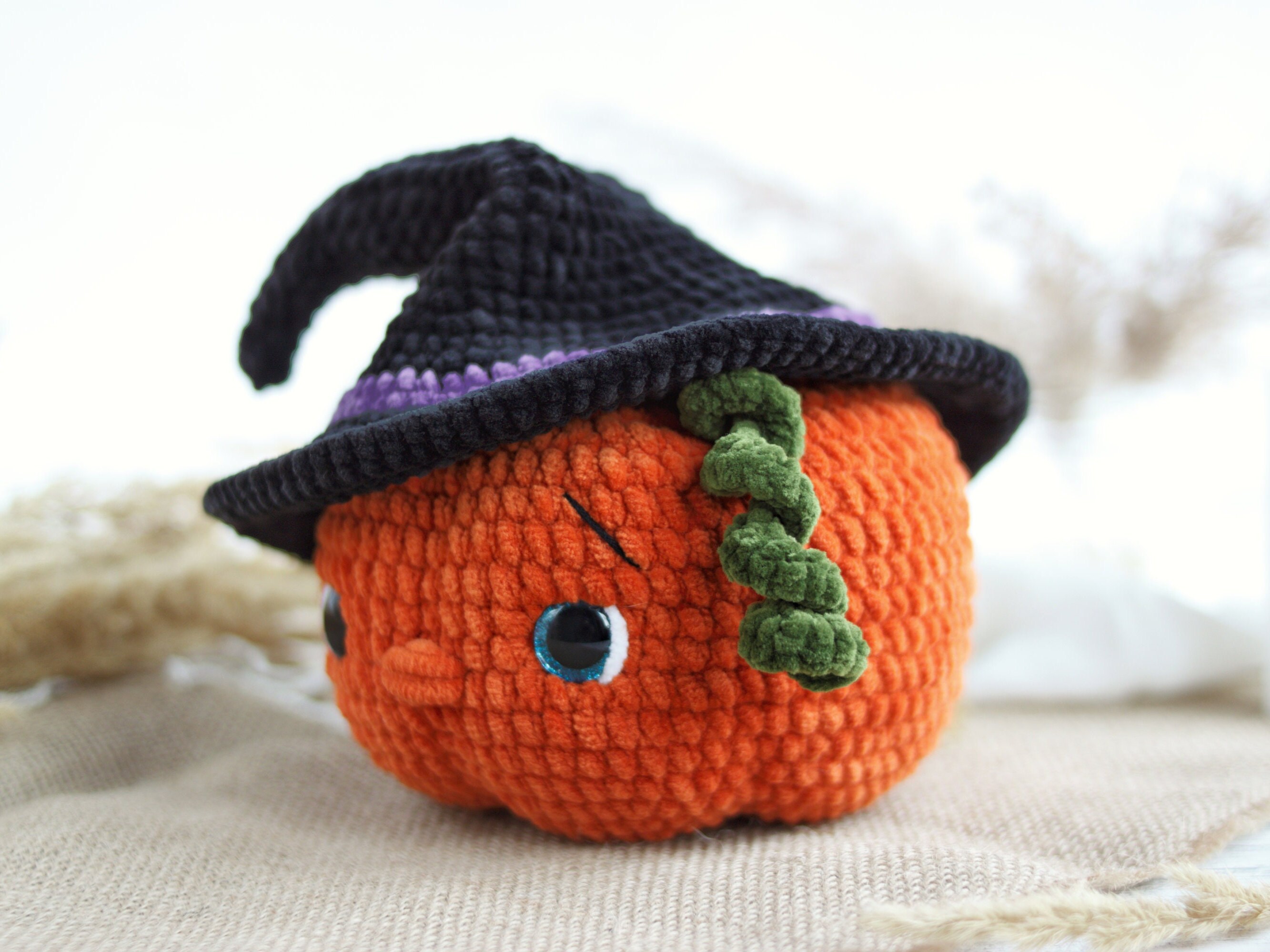 Pumpkin Crochet Pattern in English. Cute Amigurumi Pumpkin - Etsy