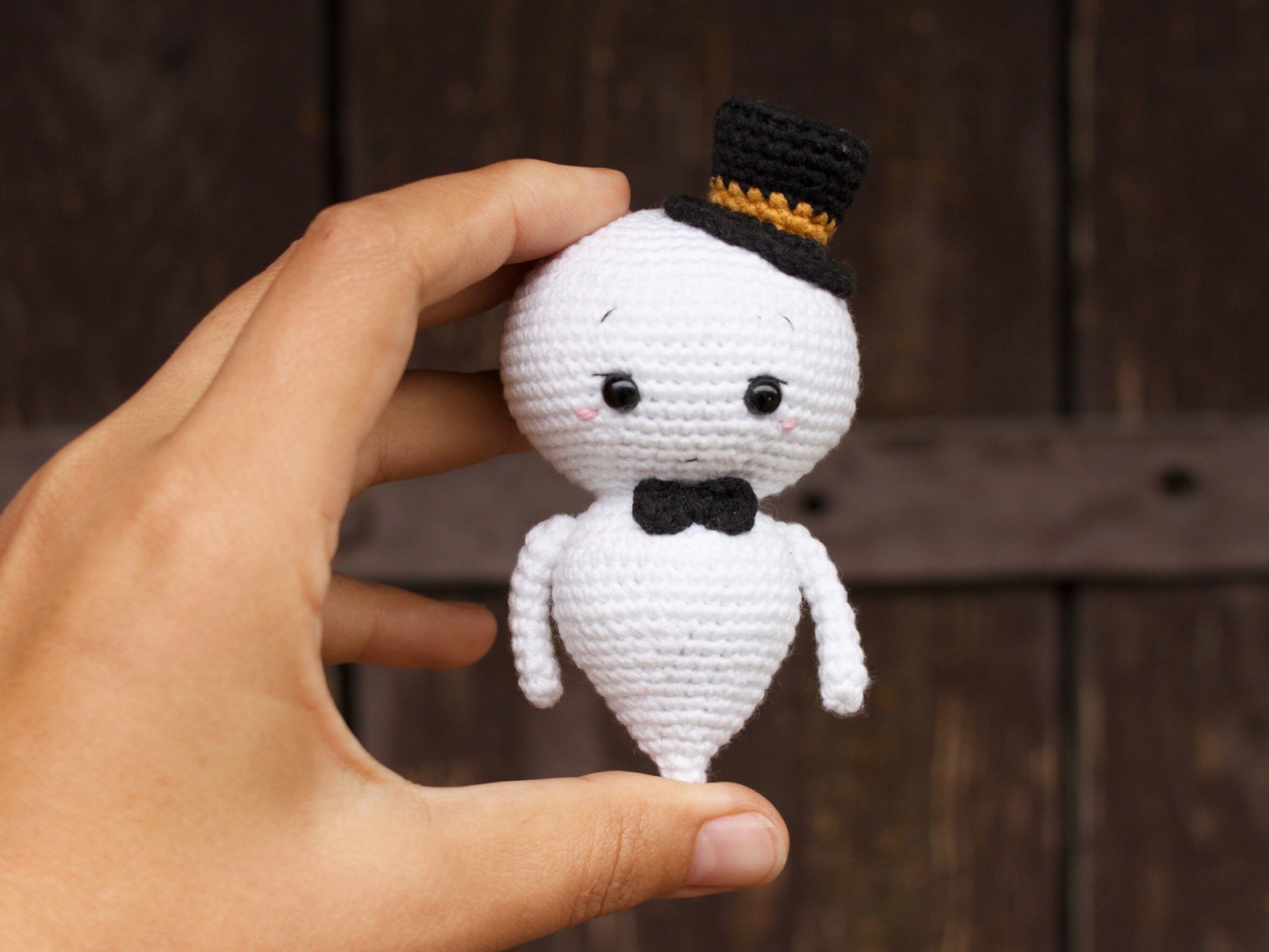 Little Ghost Crochet Pattern in English. Halloween Ghost Toy. - Etsy