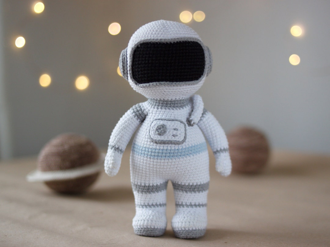 Astronaut Toy Space Birthday Gift for Boy. Crochet Astronaut With ...