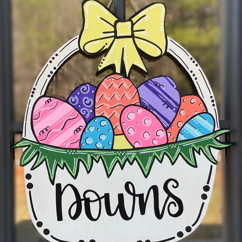 Easter Door Hanger - Etsy
