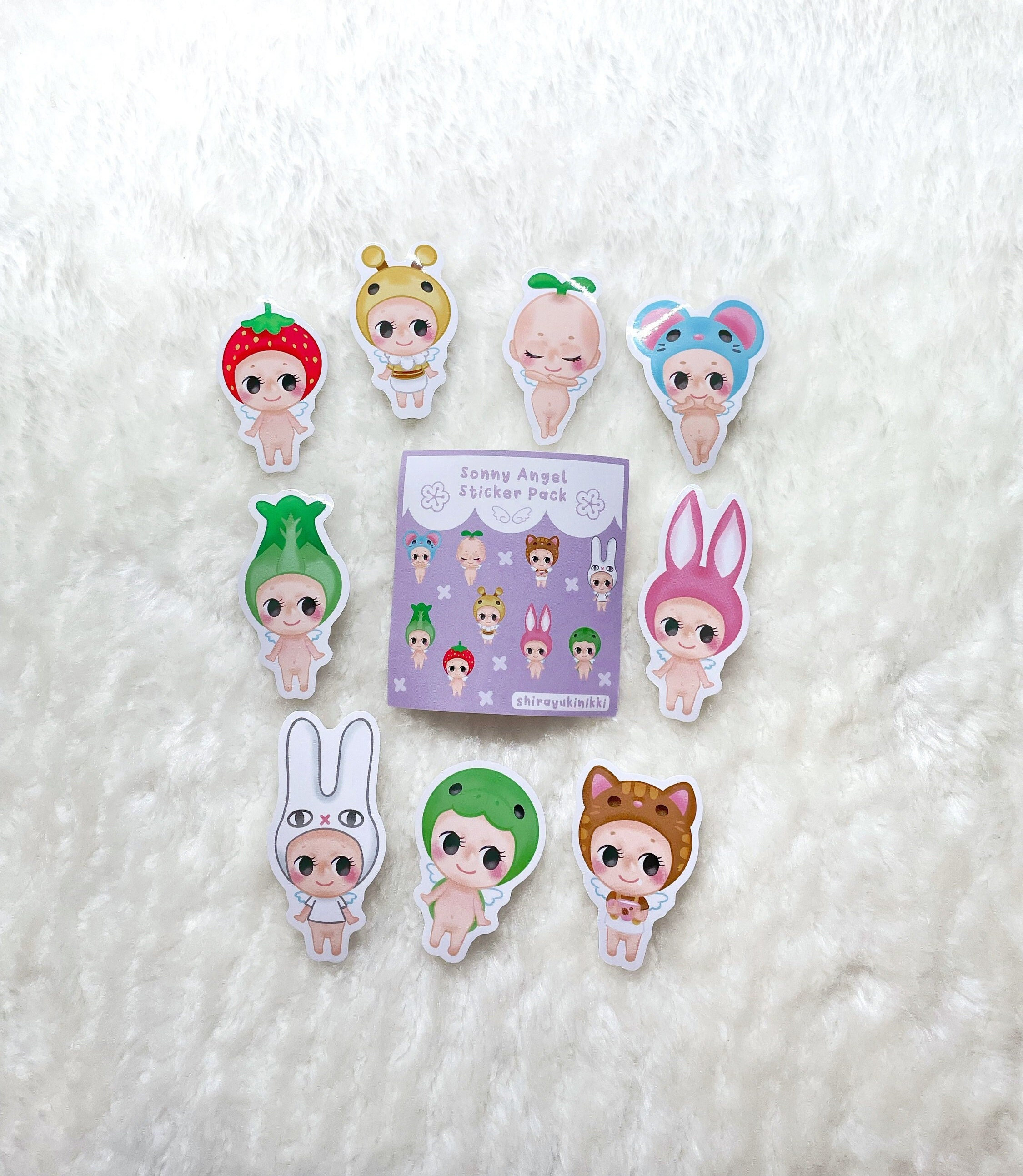 Angel Babies Sticker Pack | Vinyl Waterproof Stickers With Gloss Finish ...