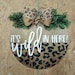 Welcome | Welcome Sign | Welcome Cheetah Print | Cheetah Print Sign ...