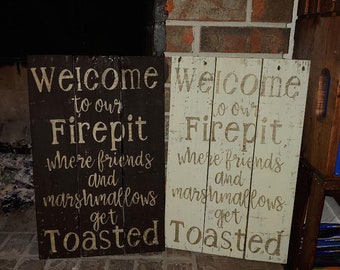 Outdoor Welcome Sign | Etsy