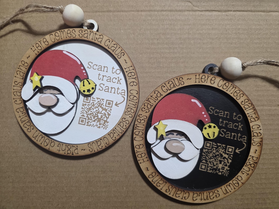 Hand-painted 3D Laser Cut MDF Christmas Ornament | Unique Holiday Tree ...