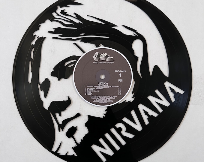 Nirvana Vinyl Record Art - Etsy