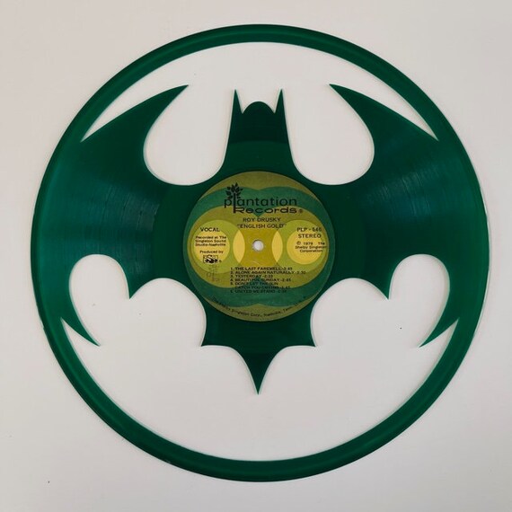 Home & Living Clocks BATMAN Vinyl Record Art GREEN VINYL etna.com.pe
