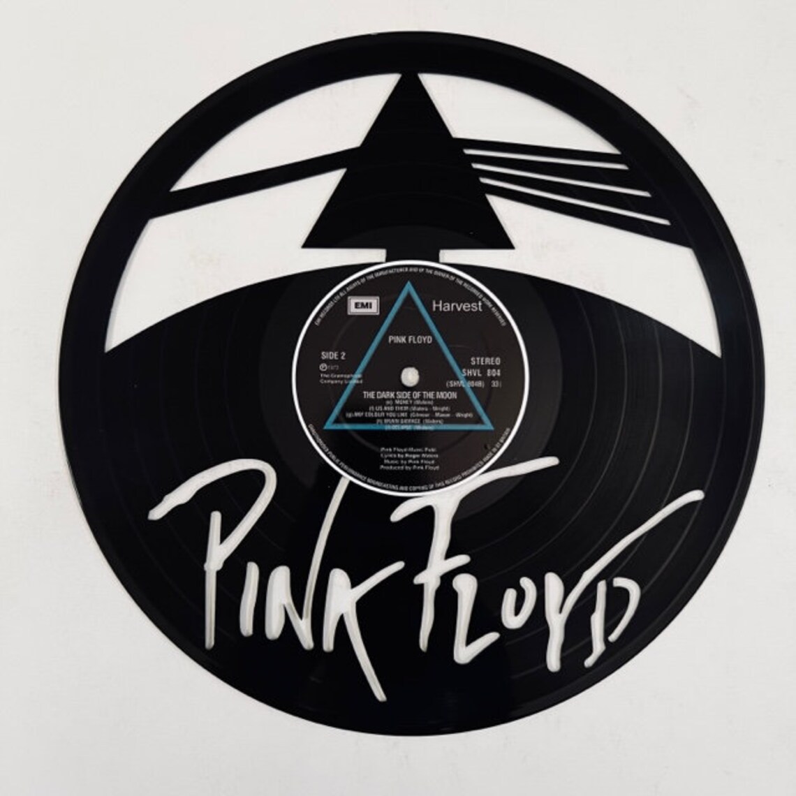 Pink Floyd Vinyl Record Art Dark Side of the Moon - Etsy