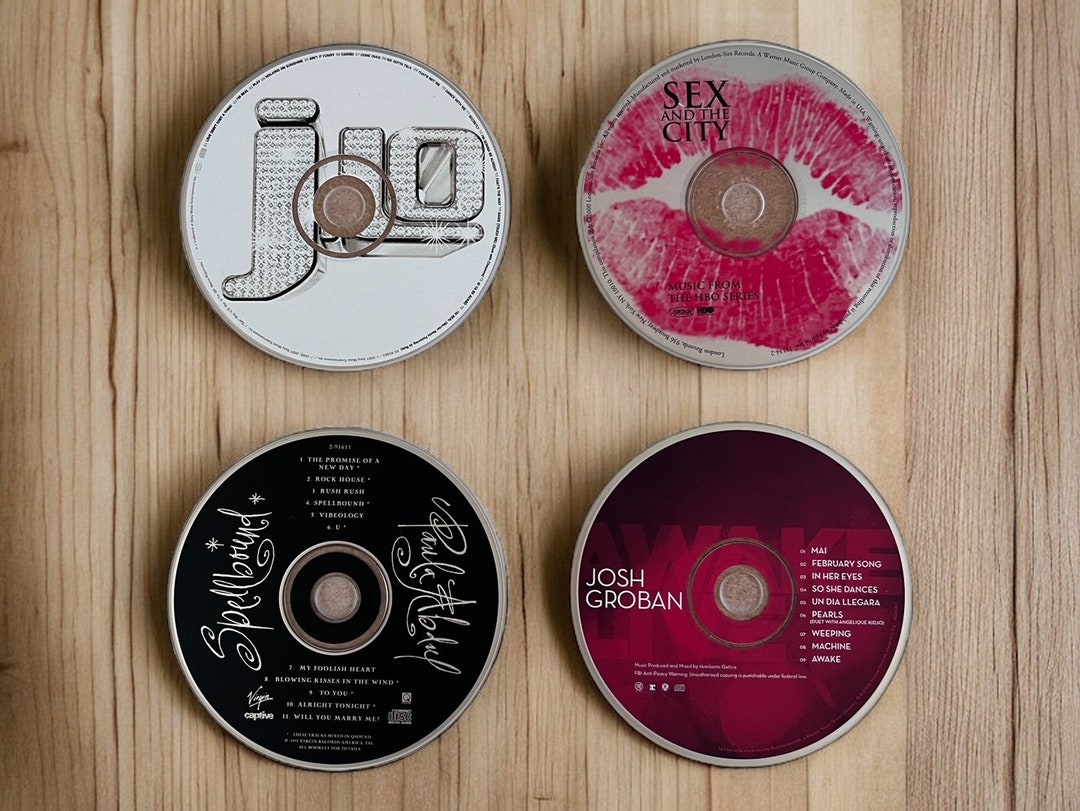 CD Compact Disc Record Drink Coasters set of 4 - Etsy
