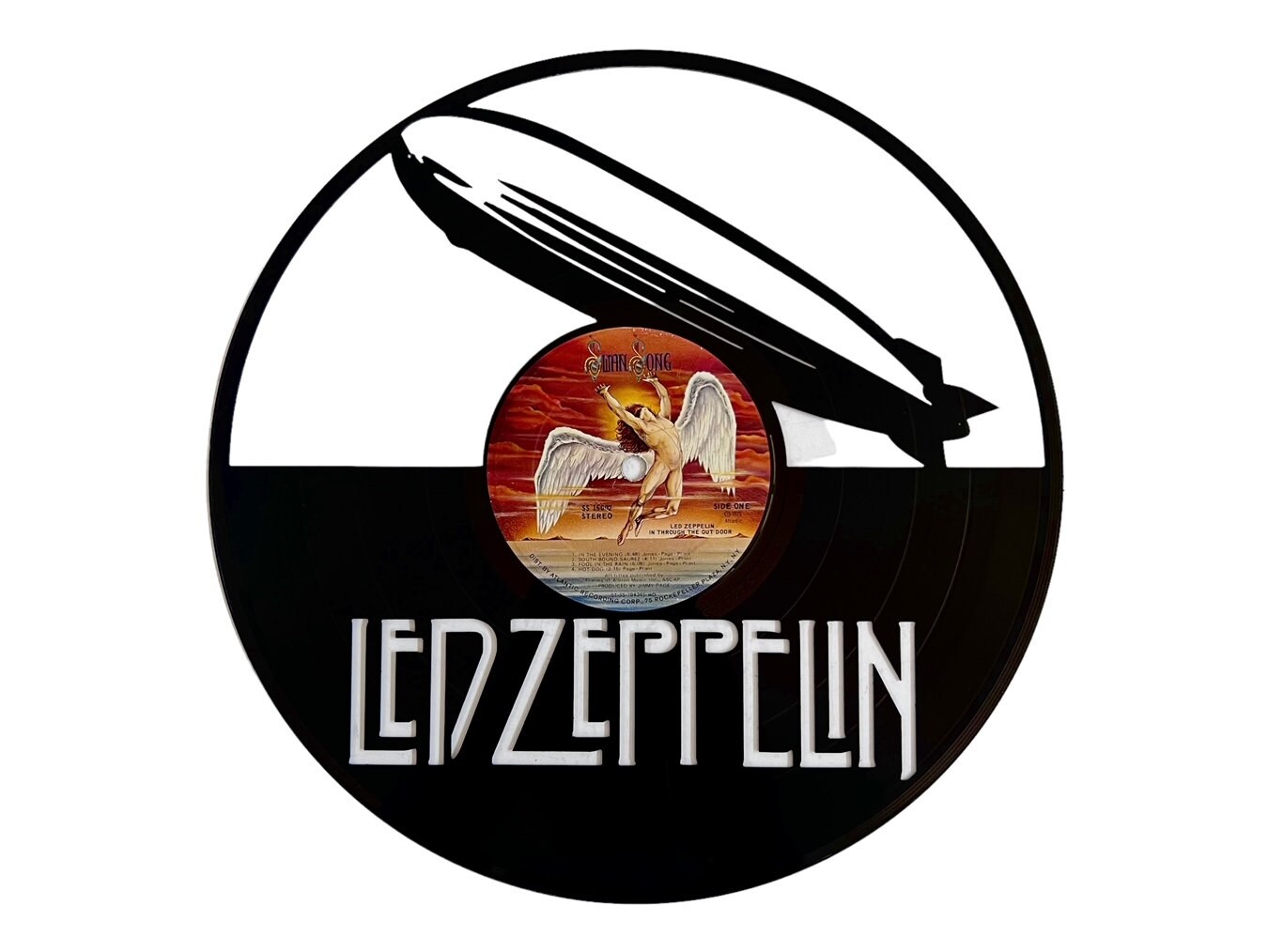 Led Zeppelin Vinyl Art - Etsy