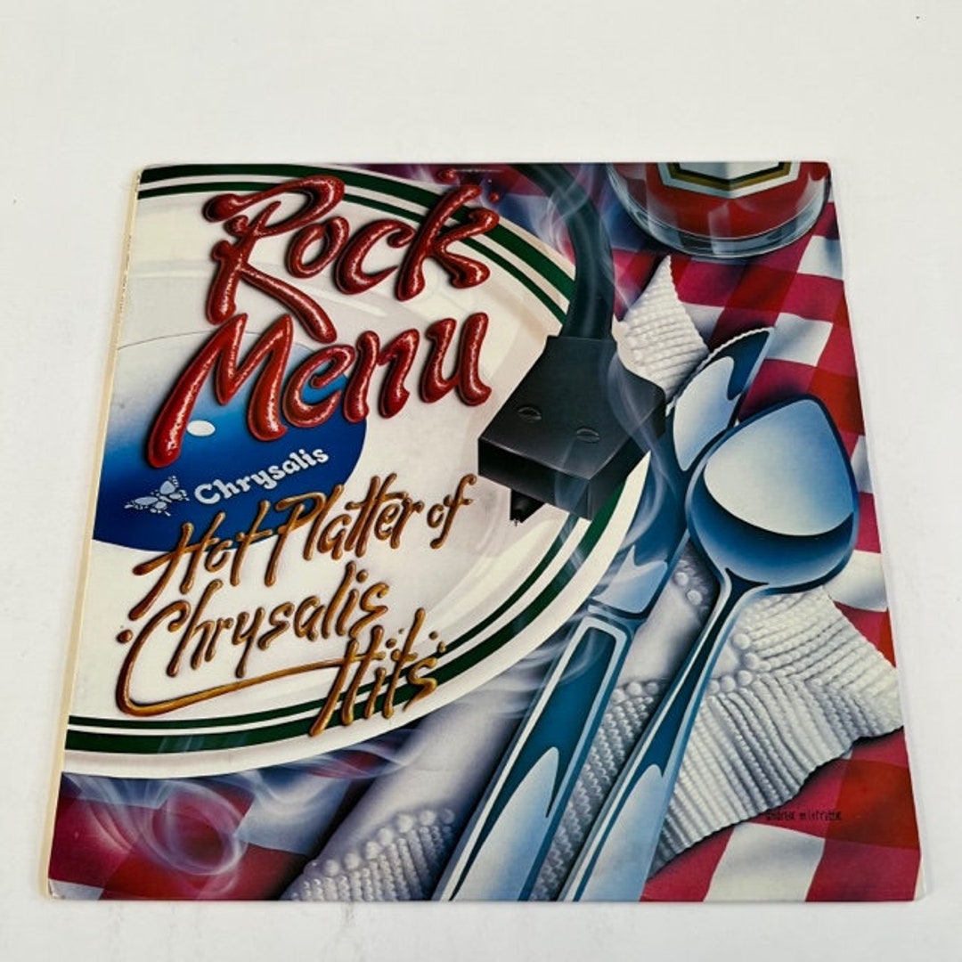 Rock Menu - Hot Platter of Chrysalis Hits (1986) - Etsy