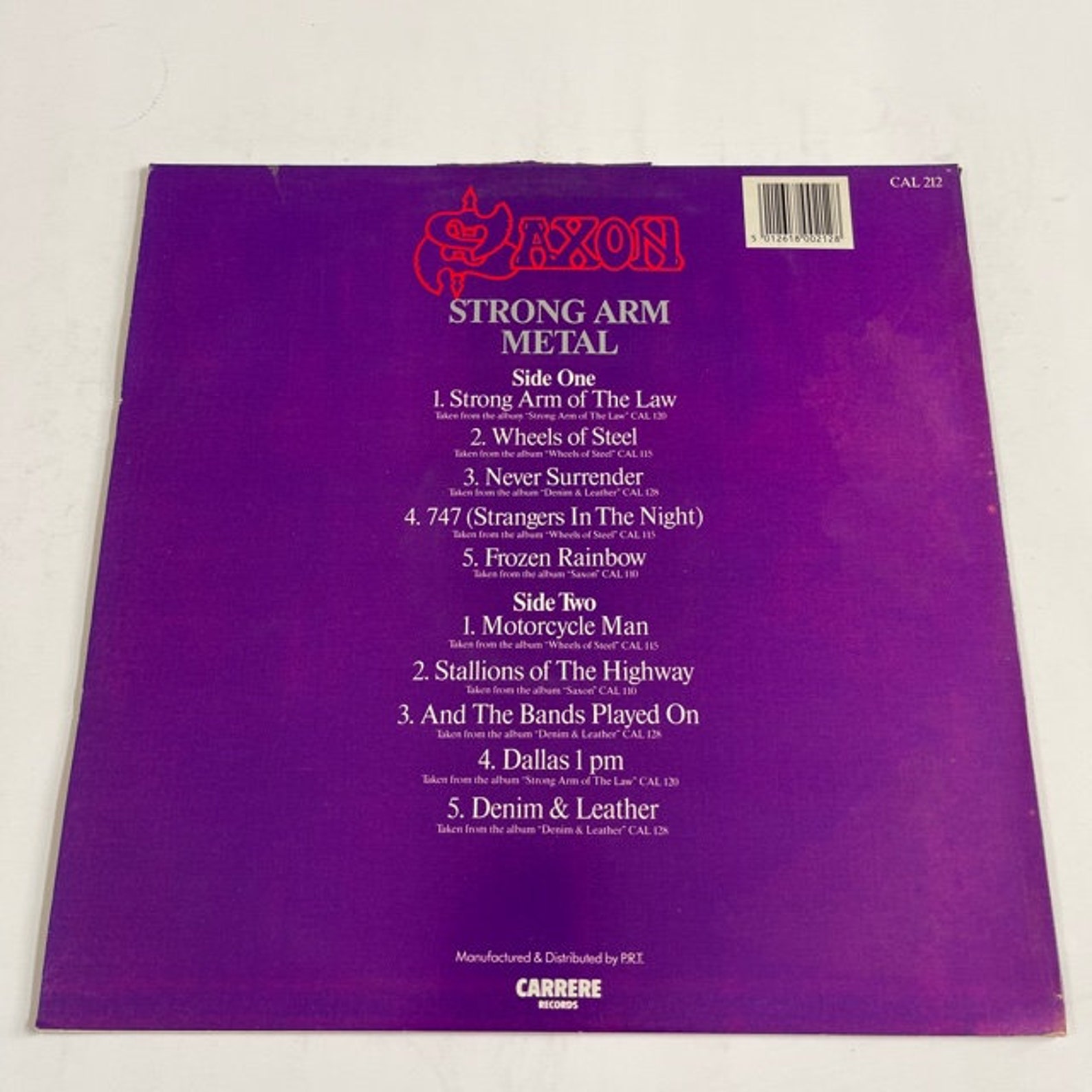 Saxon Strong Arm Metal 1984 - Etsy