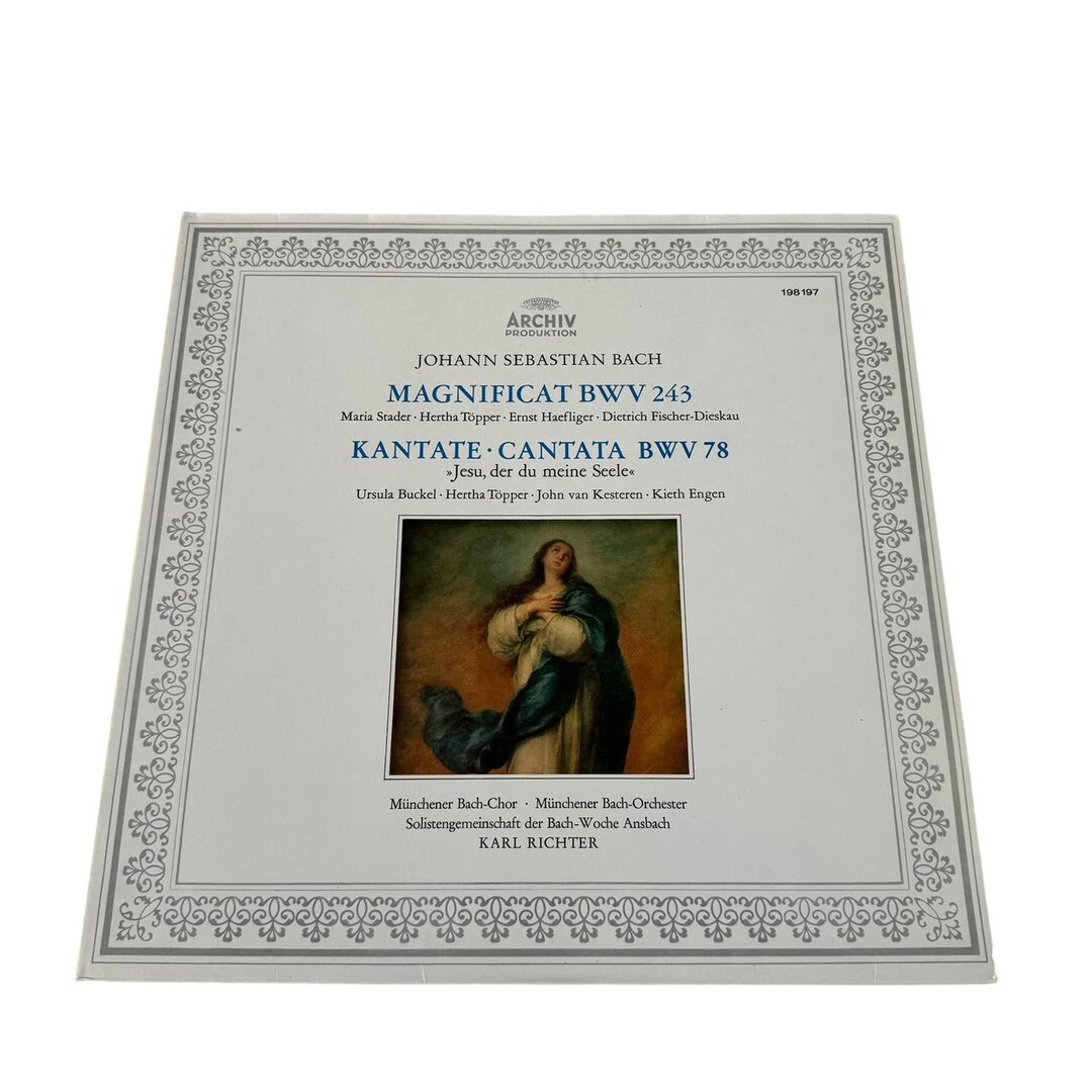 Johann Sebastian Bach: Magnificat BWV 243 / Kantate - Cantata BWV 78 - Etsy