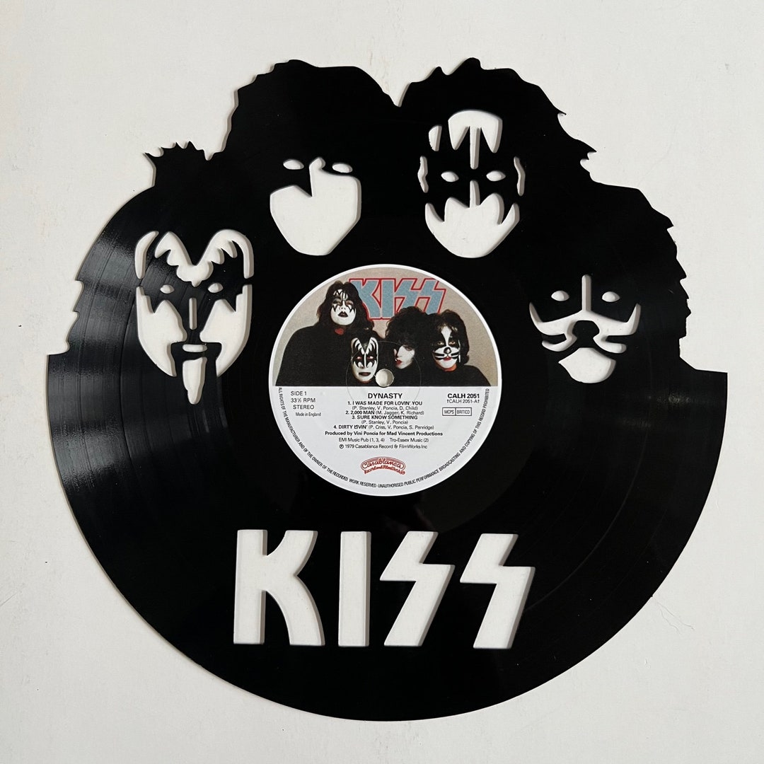 KISS Vinyl Record Art - Etsy