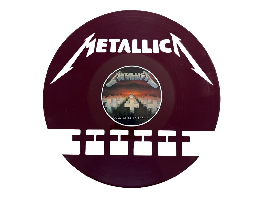 Metallica RED Vinyl Record Art - Etsy