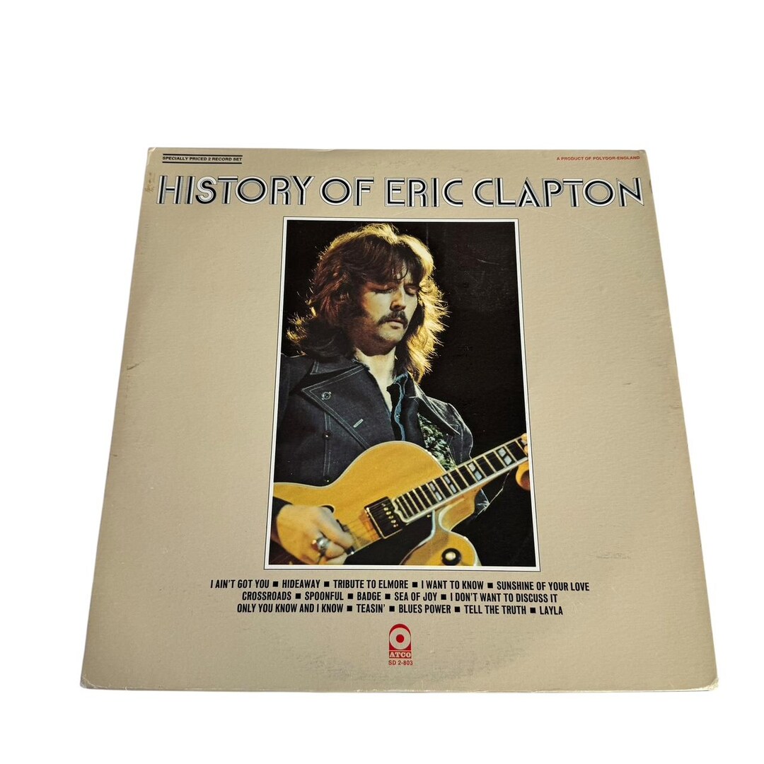 Eric Clapton - History of Clapton (1972) DOUBLE ALBUM - Etsy