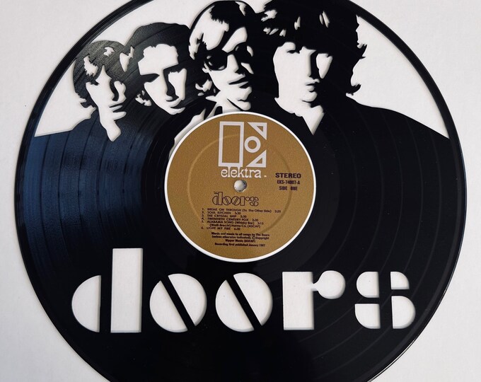 The Doors Vinyl Record Art - Etsy