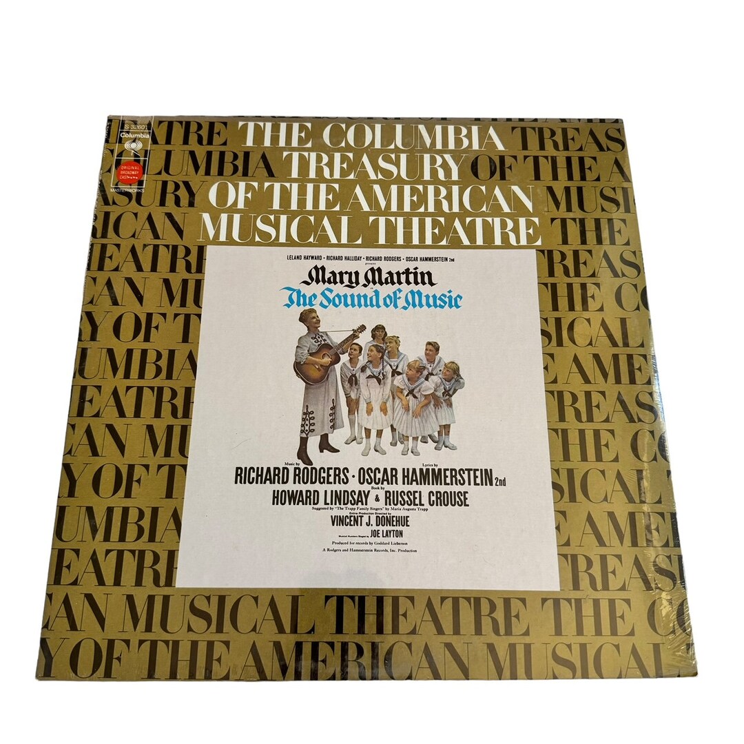 Mary Martin 'the Sound of Music' Vinyl Album and 1961 Palace Theatre ...